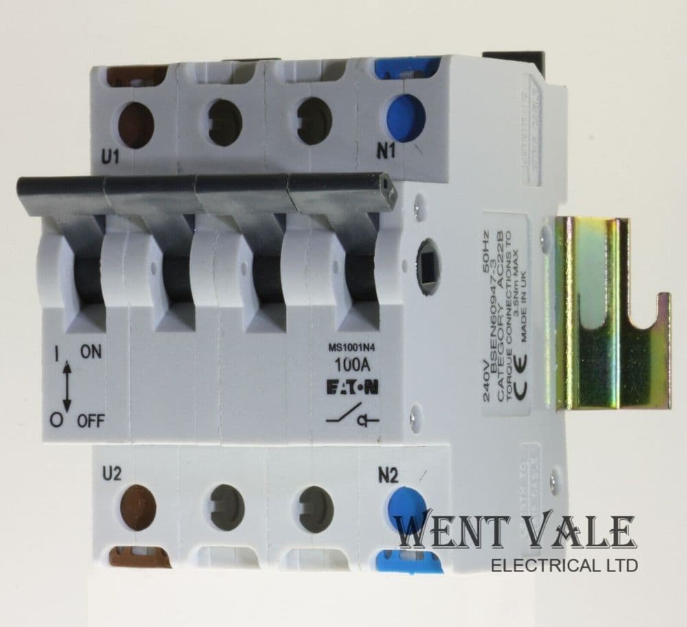 Eaton Memshield 2 - BMS1001N4 - 100a 2 Pole Incomer Kit for Switch ...