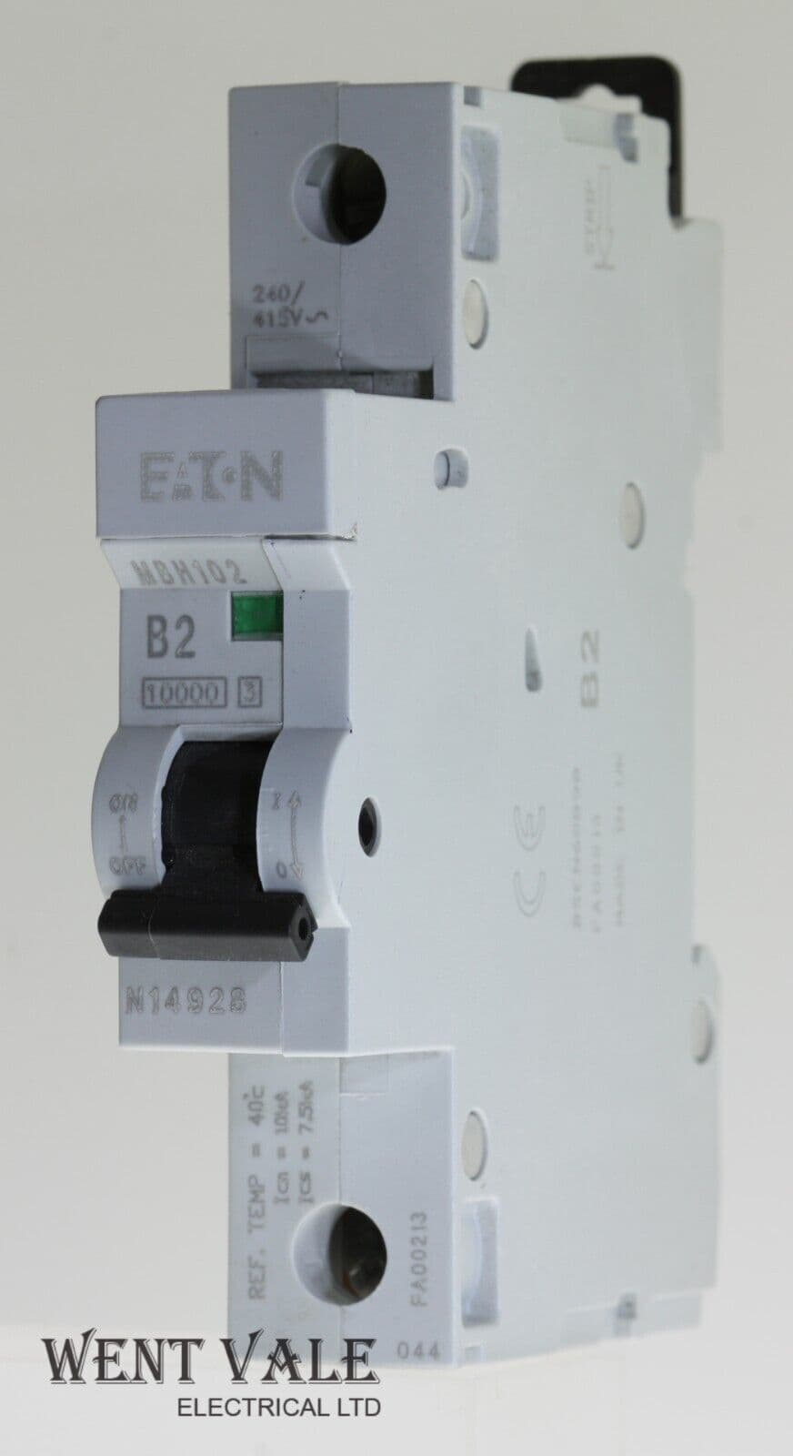 Eaton Memshield 2 - MBH102 - 2a Type B Single Pole MCB Unused