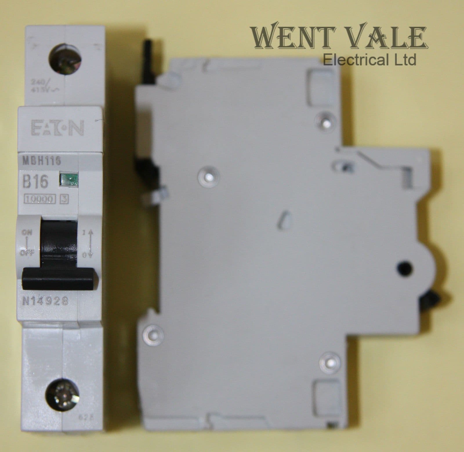 Eaton Memshield 2 - MBH116 - 16a Type B Single Pole MCB Used