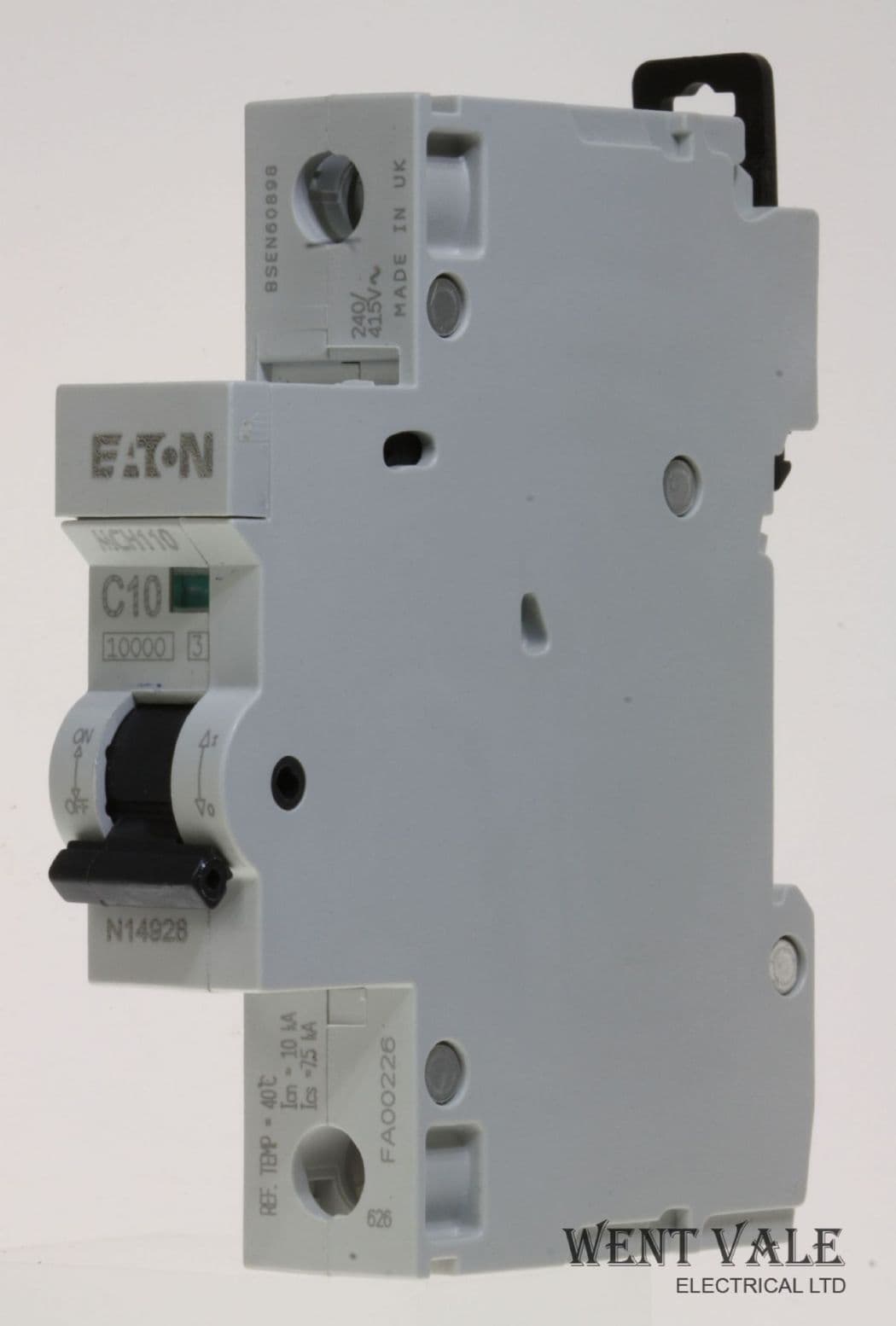 Eaton Memshield 2 - MCH110 - 10a Type C Single Pole MCB Used