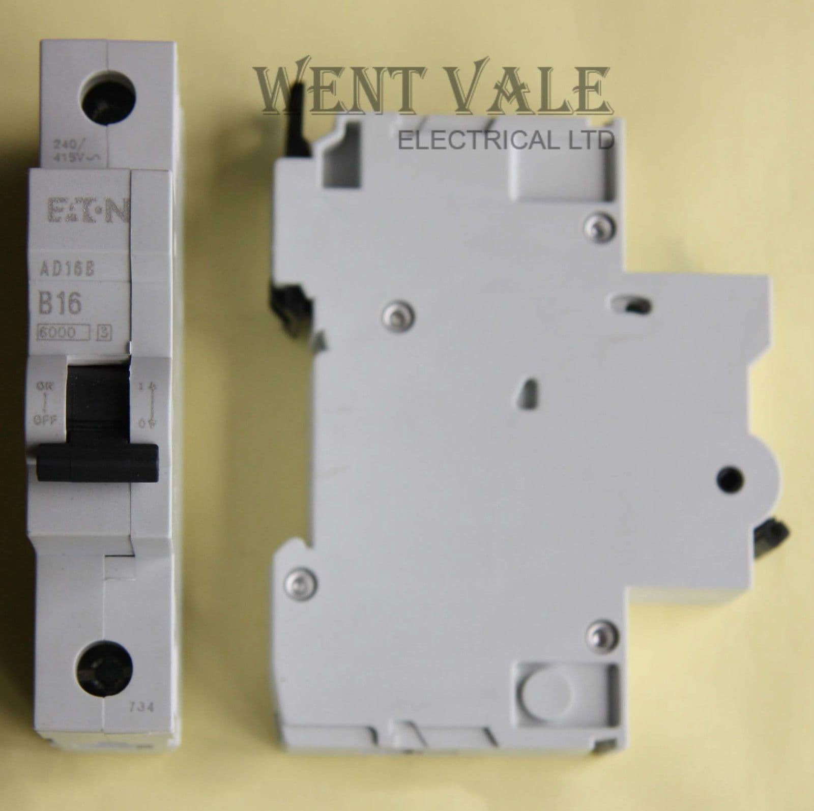 Eaton Memshield 3 - AD16B - 16a Type B Single Pole MCB New