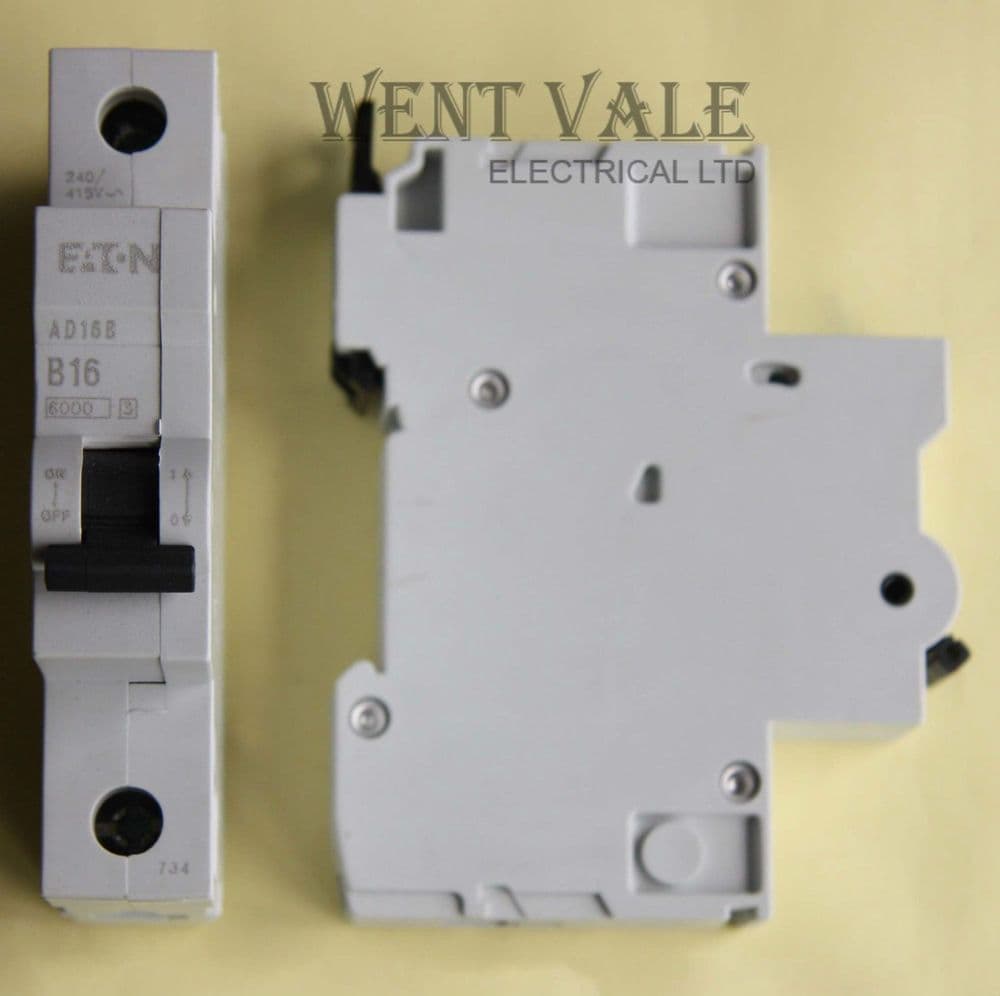 Eaton Memshield 3 - AD16B - 16a Type B Single Pole MCB New