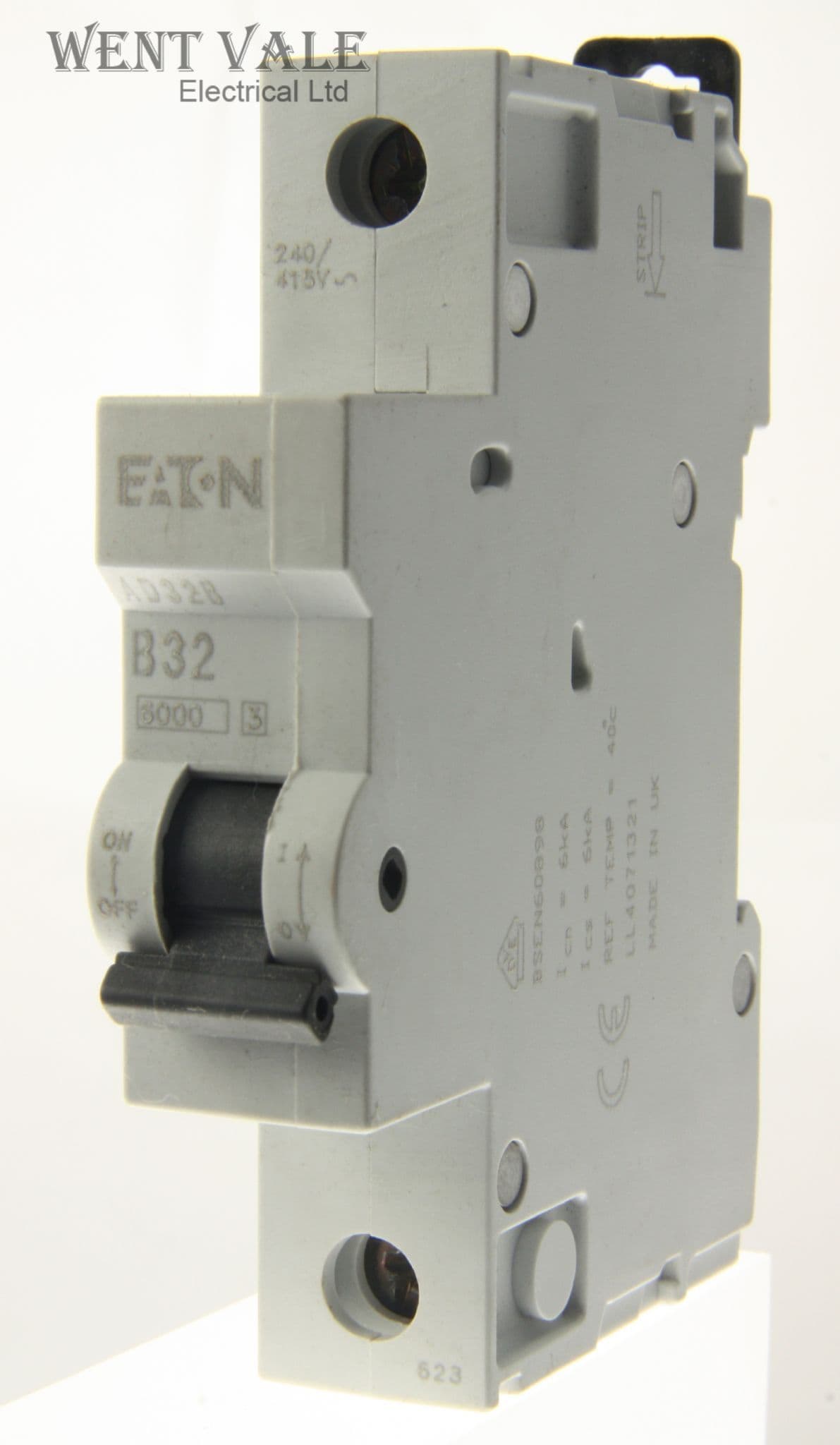 Eaton Memshield 3 - AD32B 32a Type B Single Pole MCB New