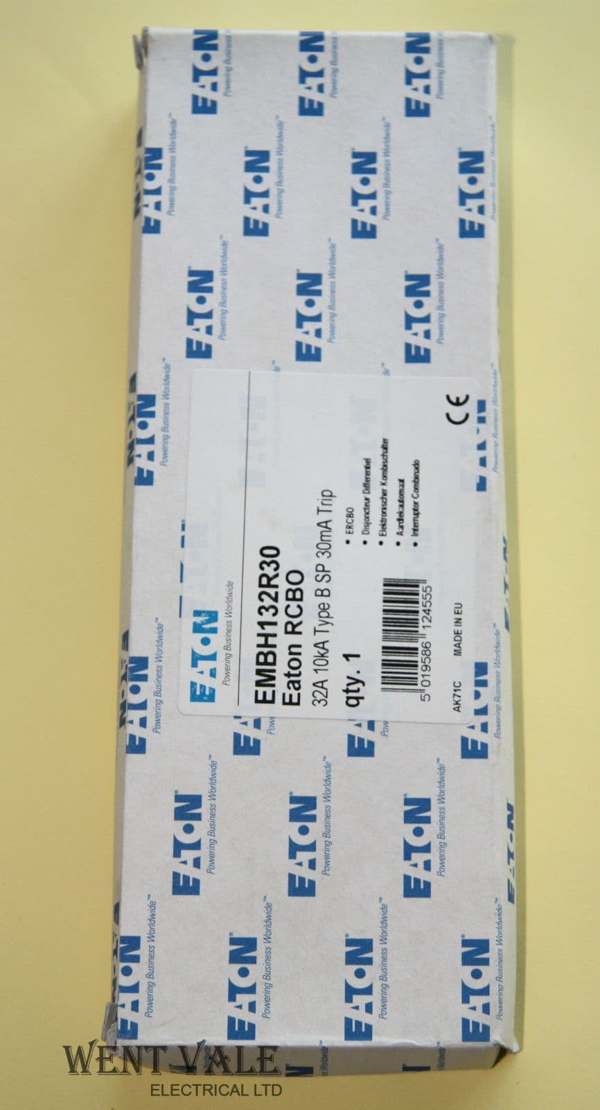 Eaton Memshield 3 - EMBH132R30 - 32a 30mA Type B Single Pole RCBO New ...