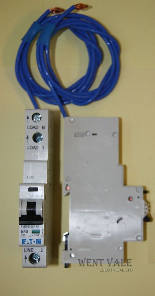 Eaton Memshield 3 - EMBH140R30 - 40a 30mA Type B Single Pole RCBO Used