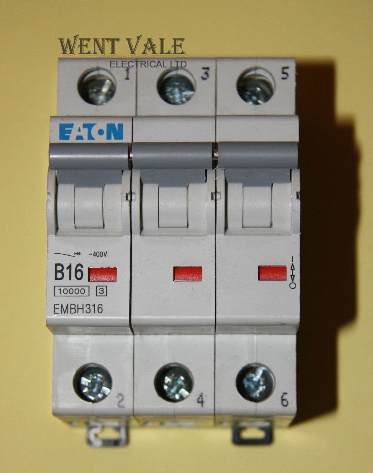 Eaton Memshield 3 - EMBH316 - 16a Type B Triple Pole MCB New