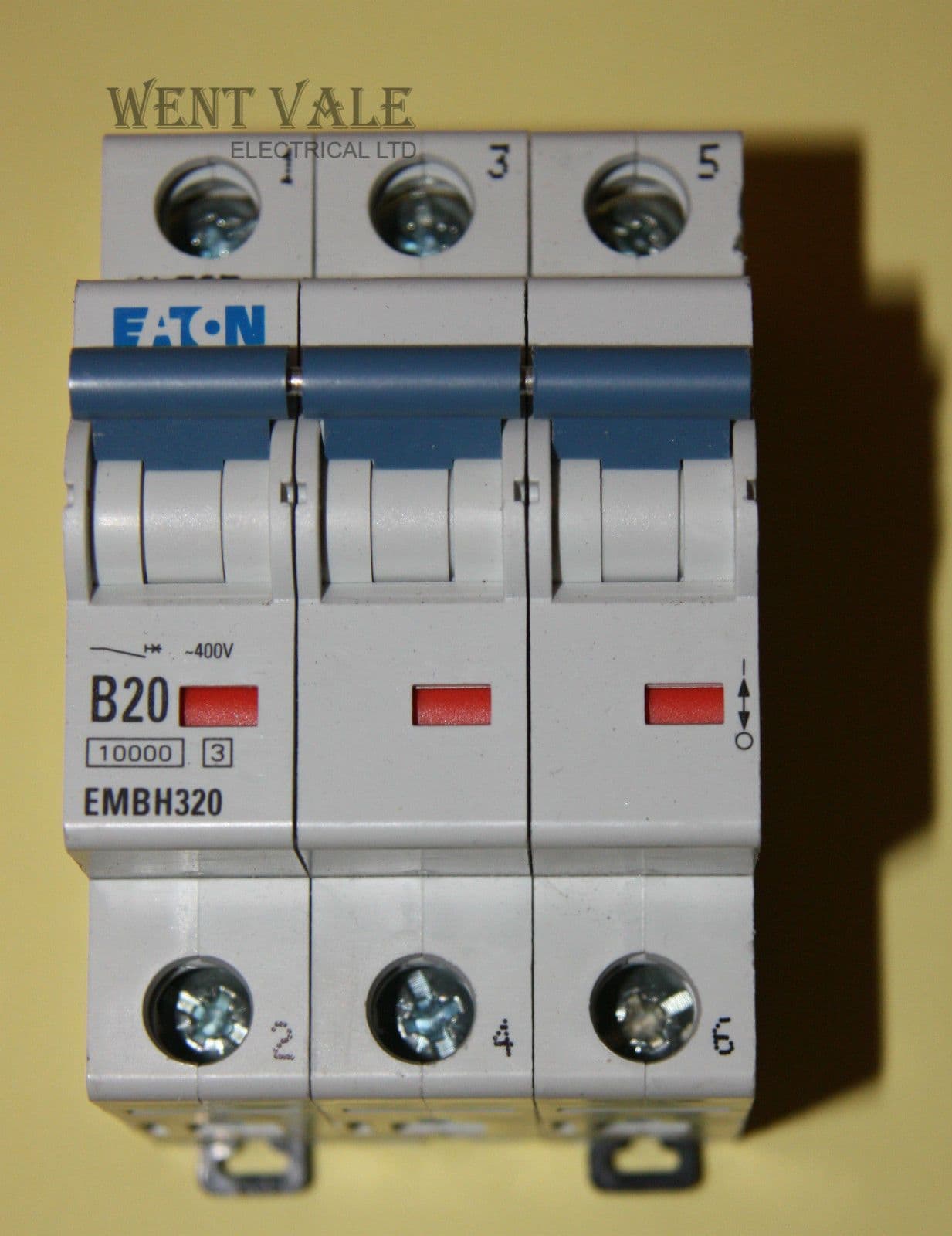 Eaton Memshield 3 - EMBH320 - 20a Type B Triple Pole MCB New