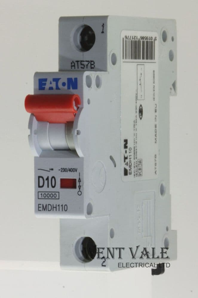 Eaton Memshield 3 - EMDH110 - 10a Type D Single Pole MCB New