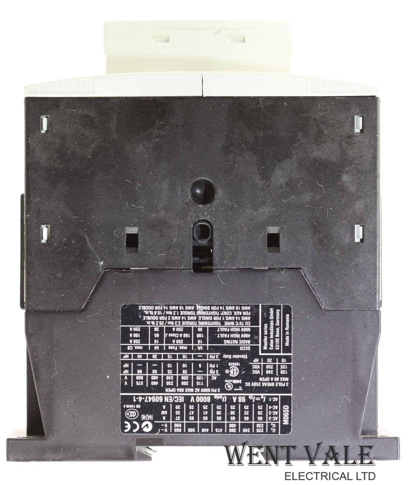 Eaton X-Start DILM65-XTCE065D00U - 63a 30kW 400v Three Pole Contactor ...