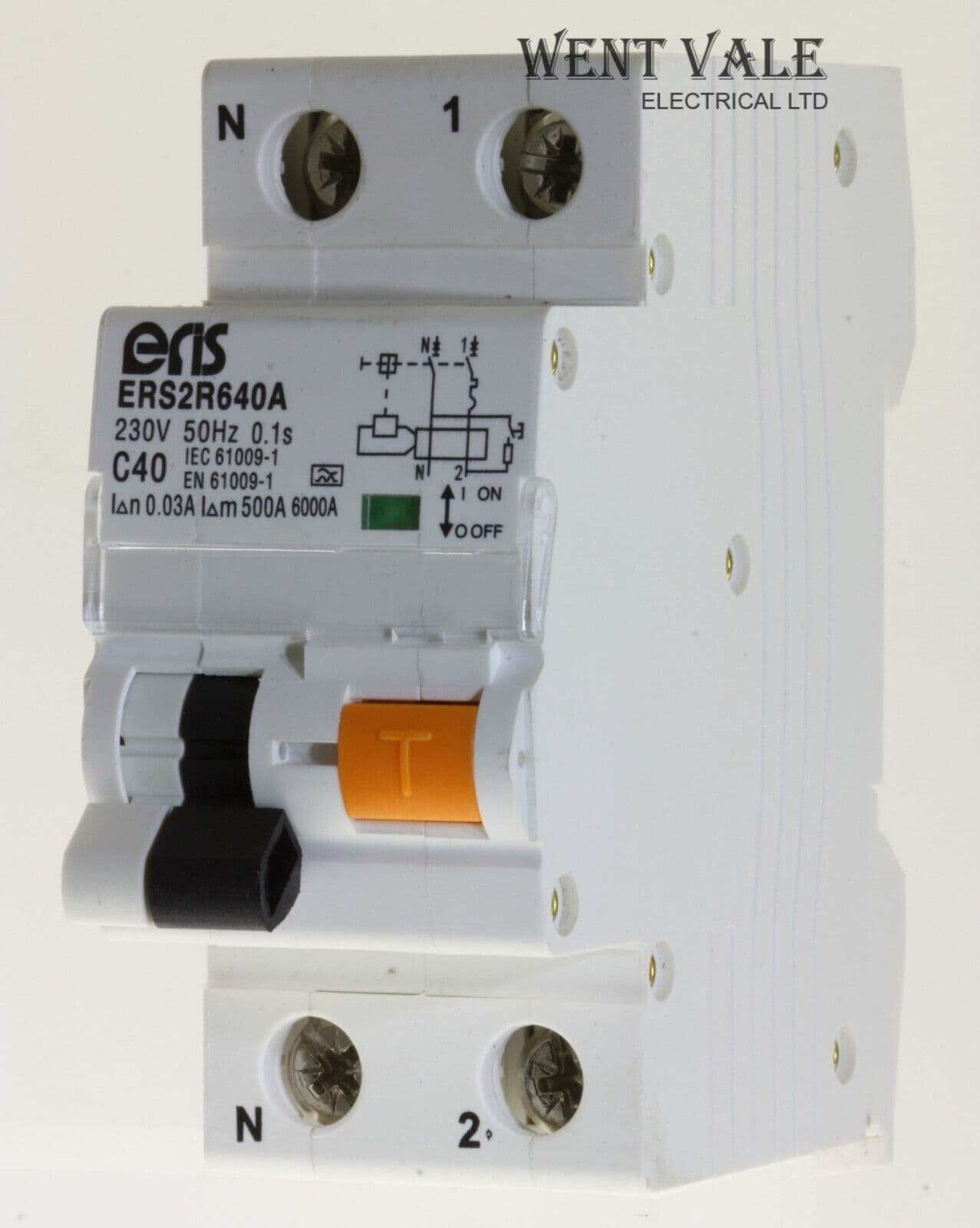 Eris Consumer - ERS2R640A - 40a 30mA Type C Double Pole Class A Compact ...
