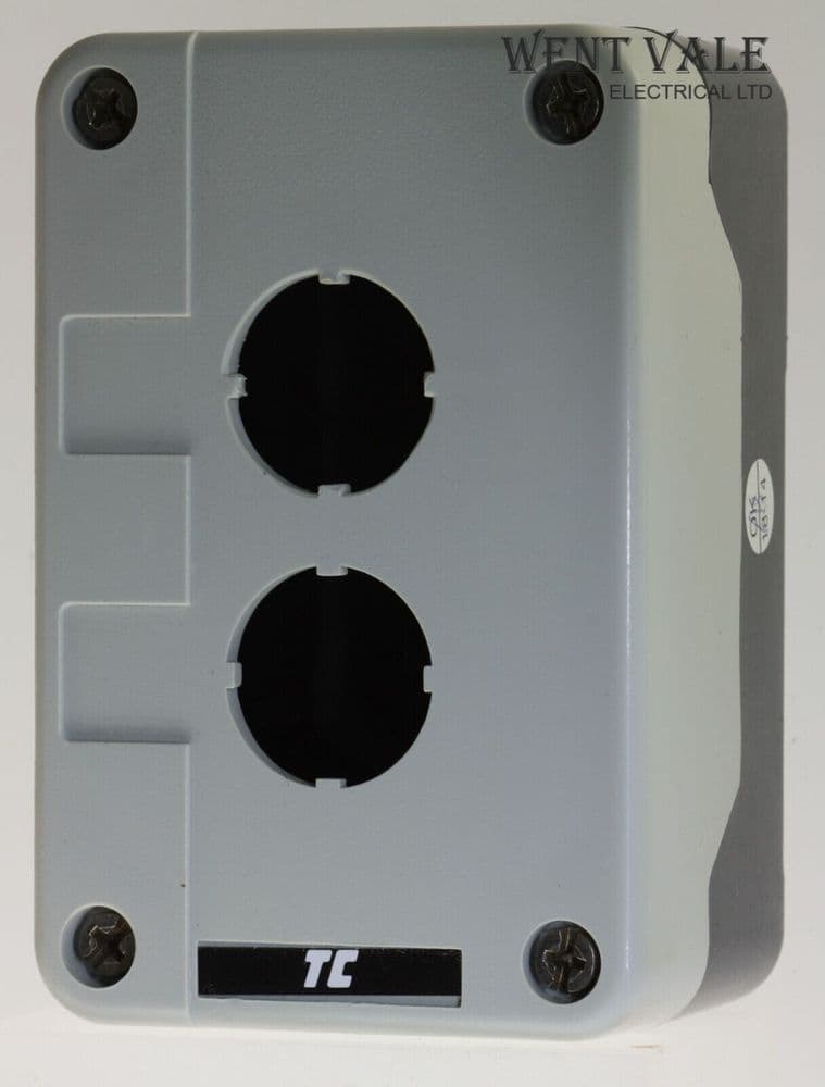 Europa Components RC2P Empty Control Station Box and Cover with 2x 22 ...