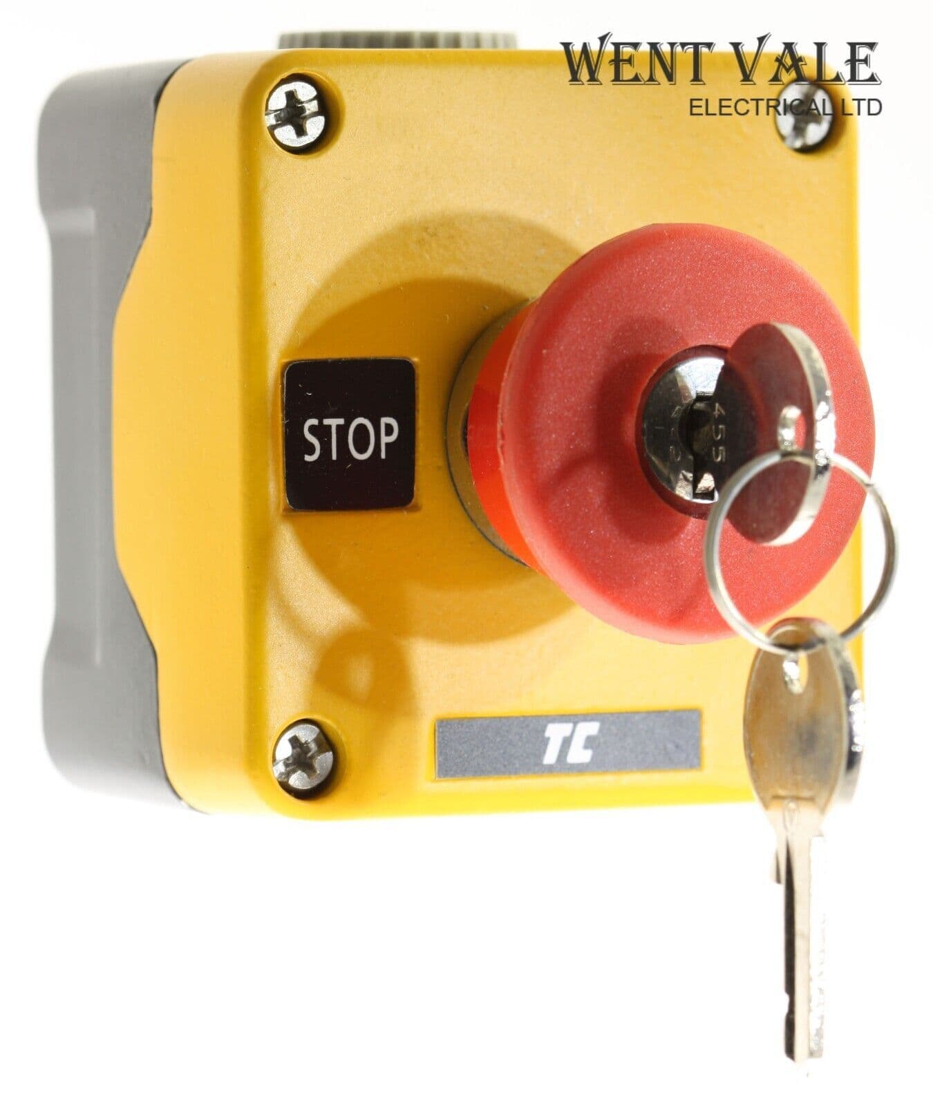 Europa Components - RM1BS142 - Latching/Key Release Stop Button Control ...