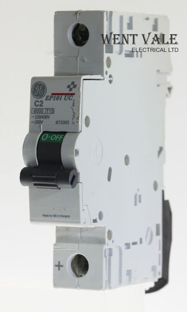 GE Elfa Plus EP101 UC -673303 - 2a Type C Single Pole MCB Used