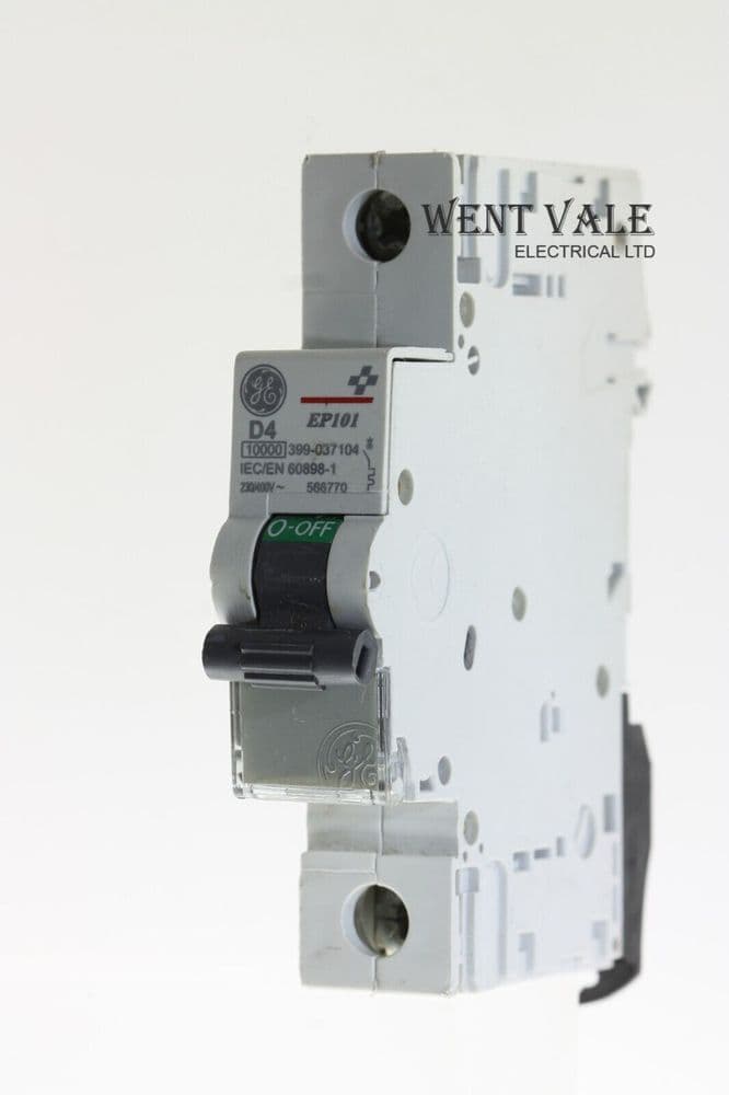 GE Elfa Plus EP101D04-566770 - 4a Type D Single Pole MCB Used