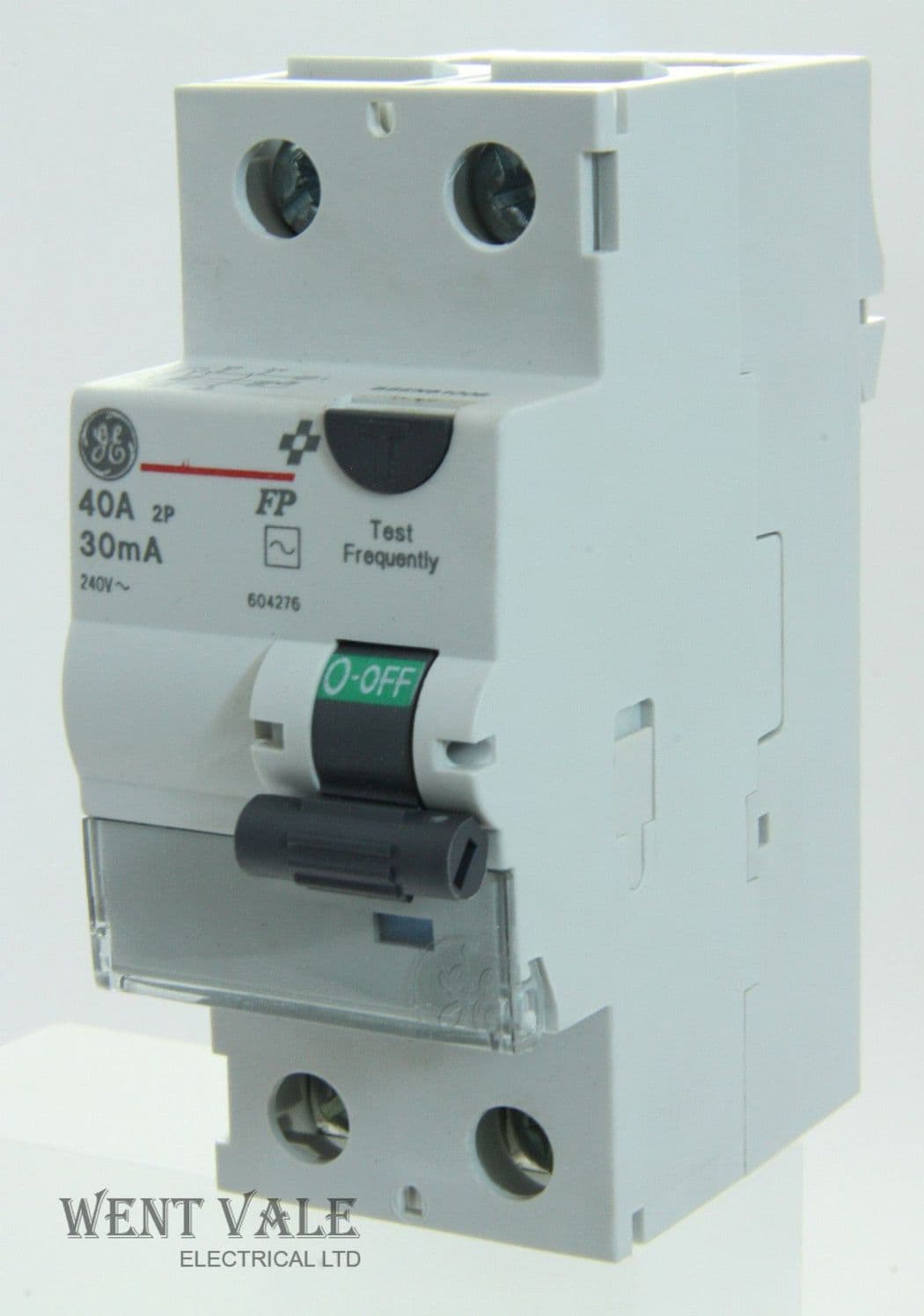 GE Modular Plus FP 240/030 - 40a 30mA AC Type Double Pole RCCB Un-used