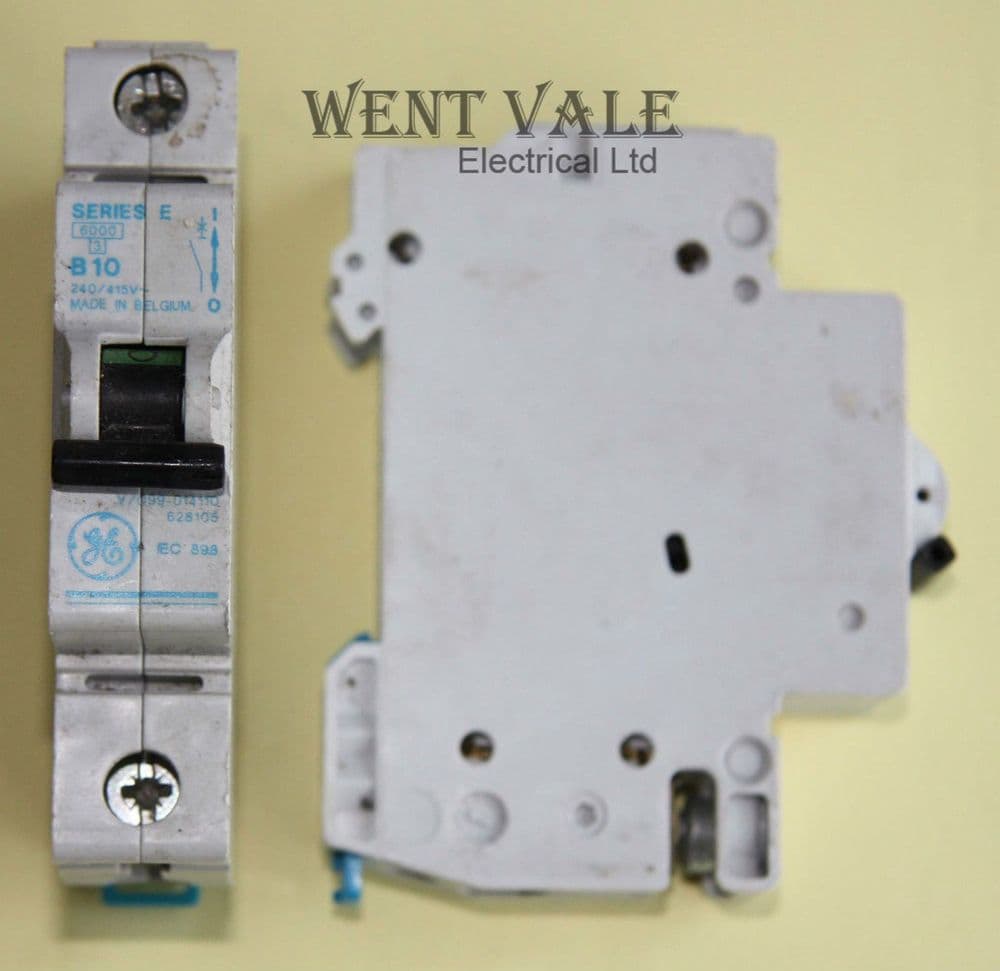 GE Series E - 10a Type B Single Pole MCB Used