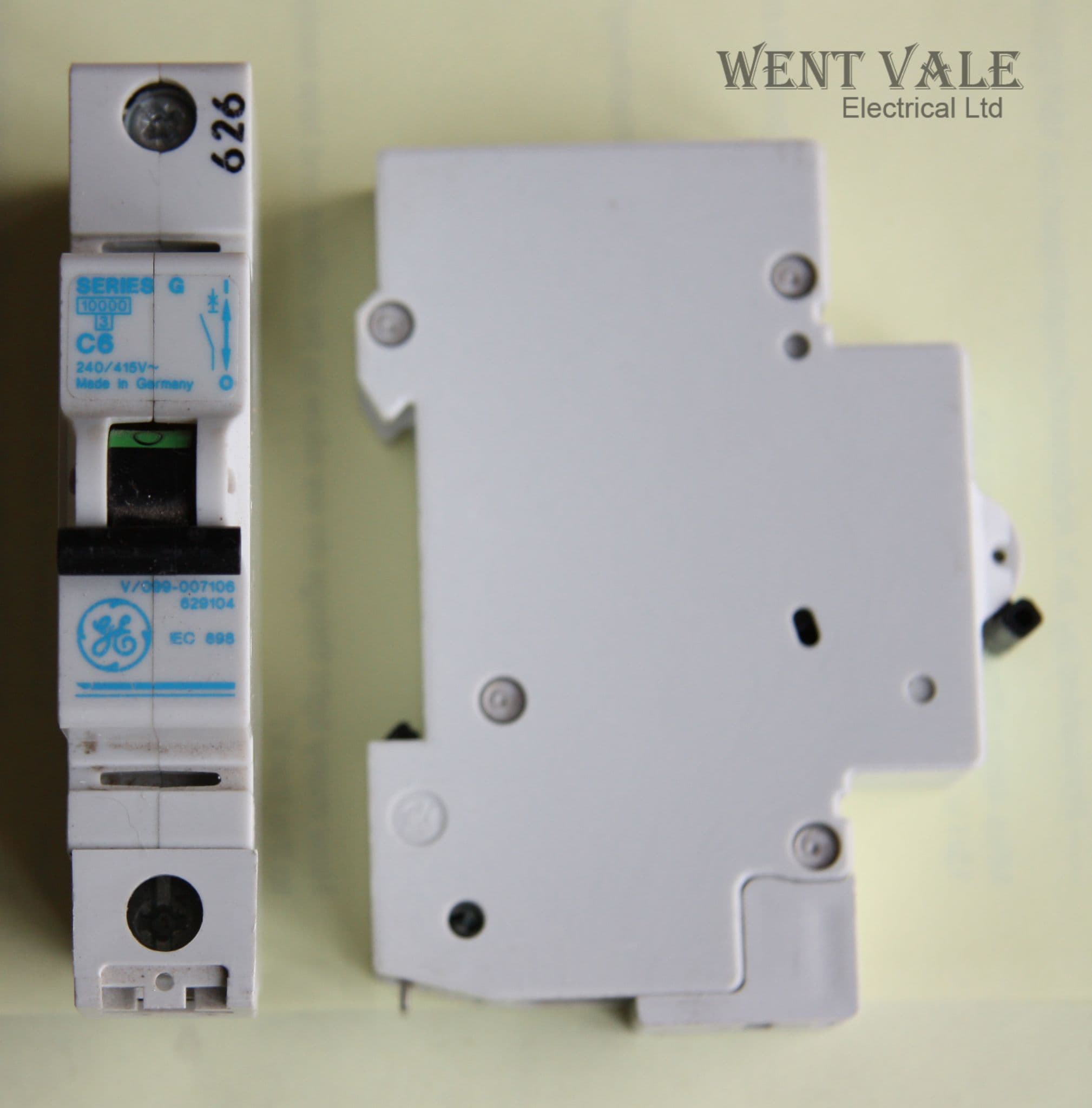 GE Series G - 6a Type C Single Pole MCB Used