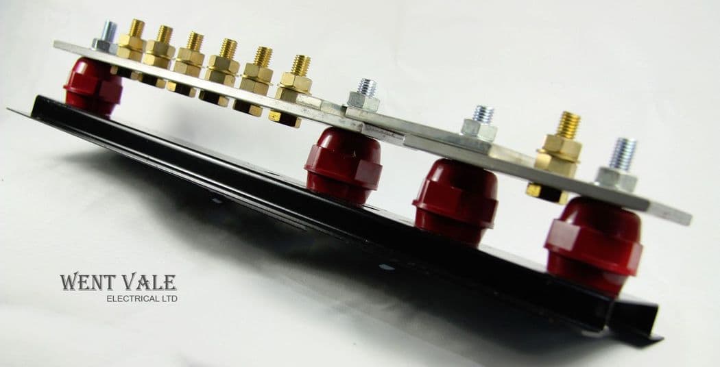 Generic 6 Way Tinned Copper Earth Marshalling Bar With Disconnection Link A