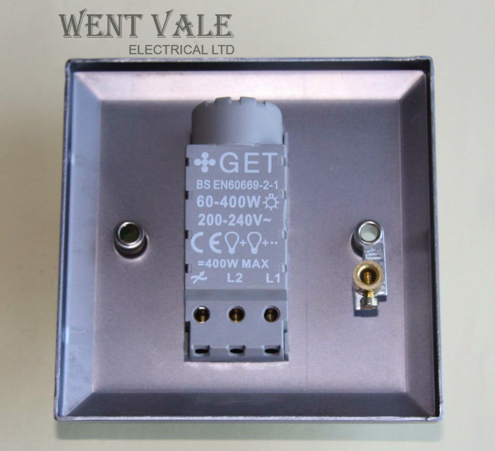 GET Décor Range 972215 - 1 Gang 2 Way Satin Chrome Rotary 60-400w ...