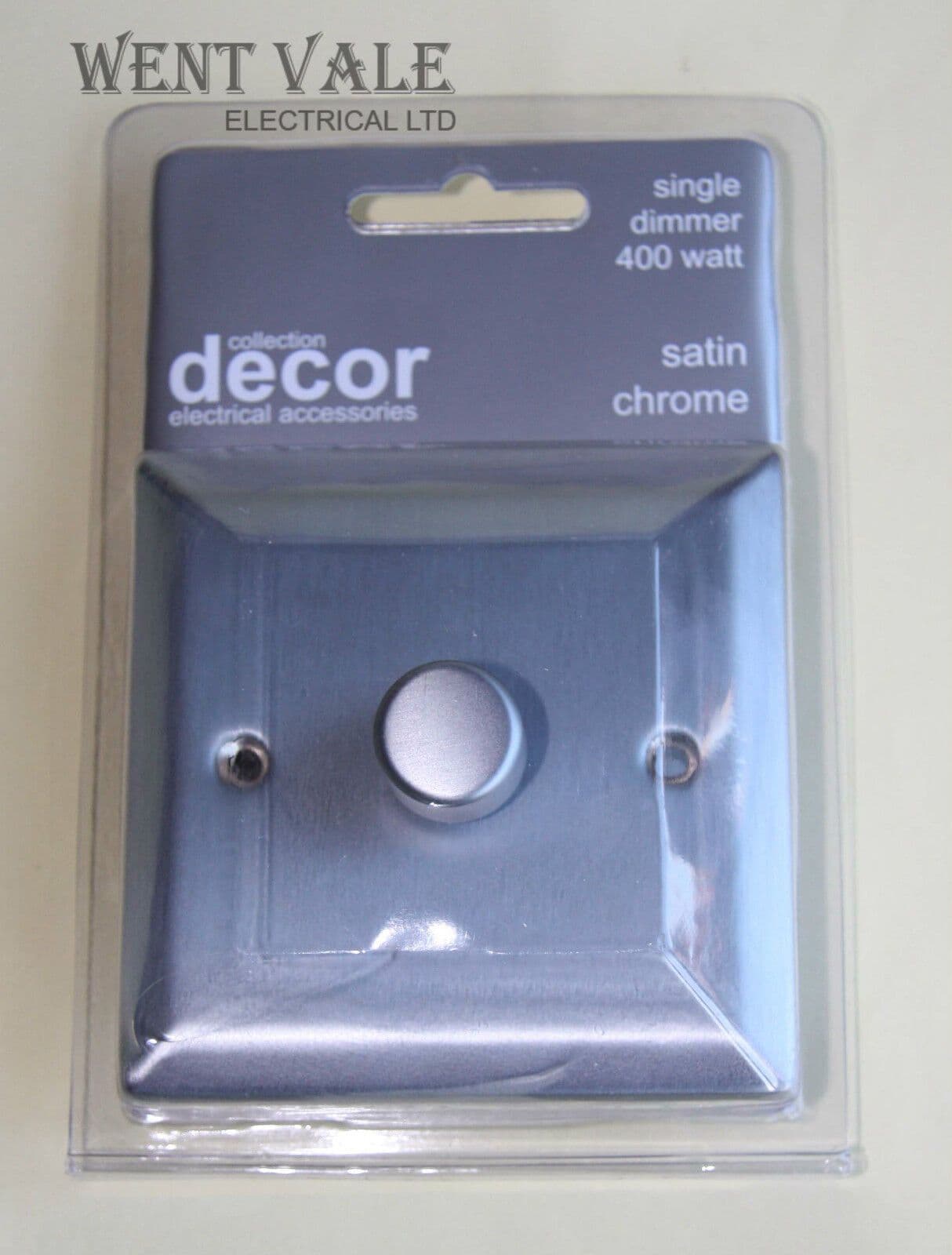 GET Décor Range 972215 - 1 Gang 2 Way Satin Chrome Rotary 60-400w ...