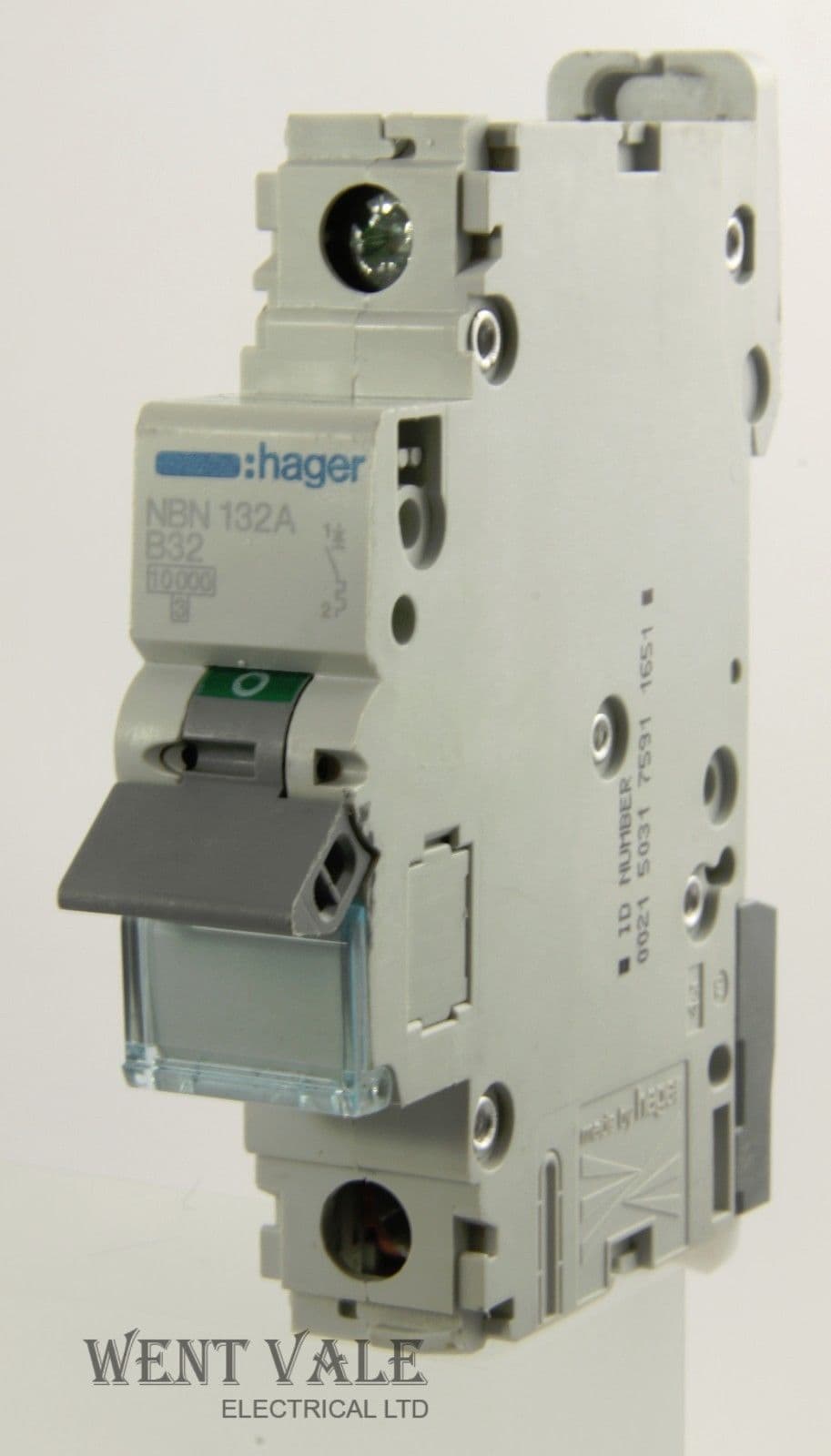 Hager NBN132 32a Type B Single Pole MCB Used