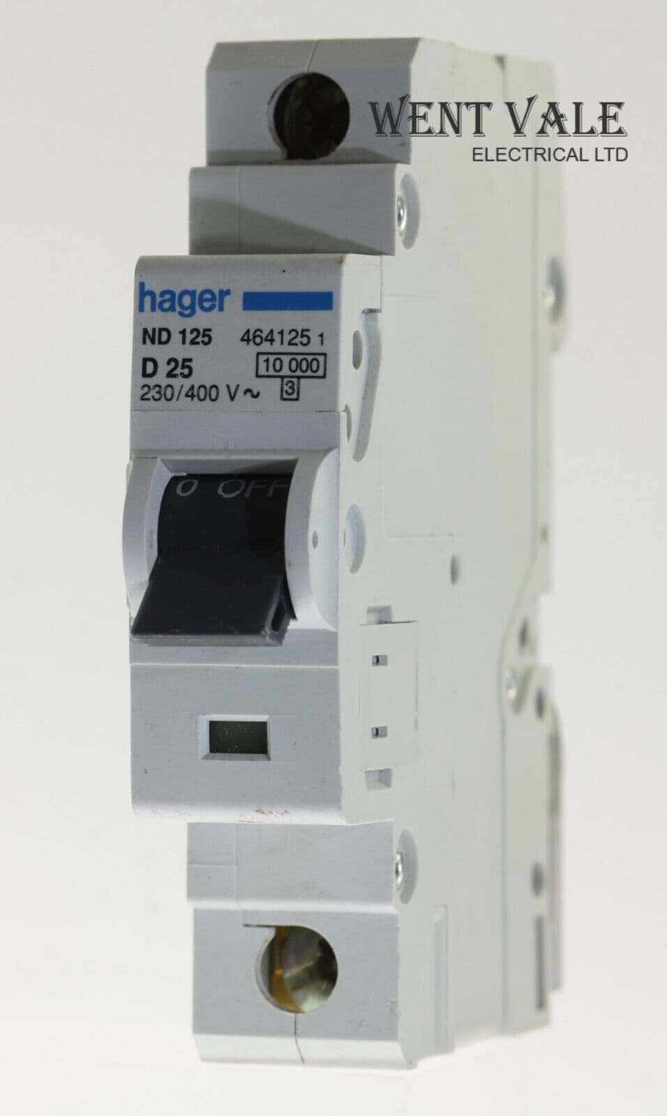 Hager - ND125 - 25a Type D Single Pole MCB Unused