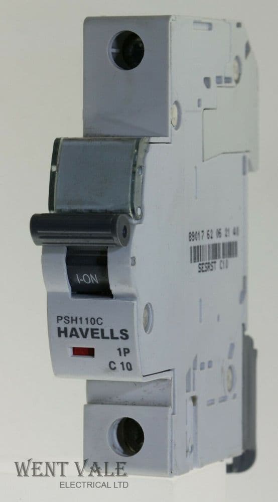 Havells - PSH110C - 10a Type C Single Pole MCB Unused