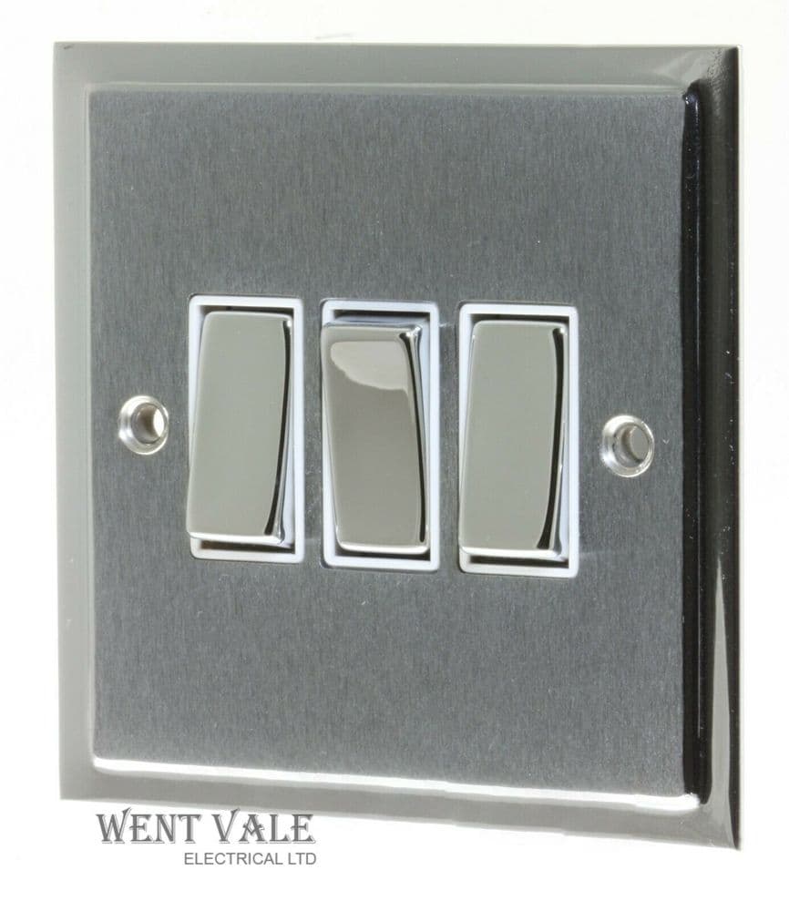 Heritage Brass - Elite Stepped - S03 820 PCW - 10a 3g 2w Switch in ...