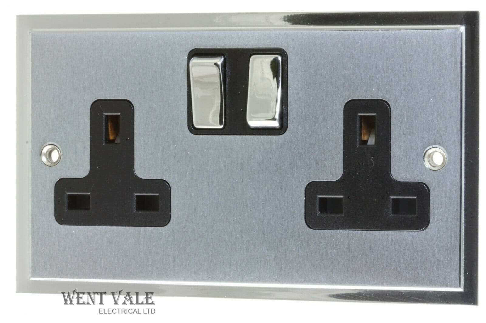 Heritage Brass - Elite Stepped - S03 850 PCBK - 13a Twin Socket in ...