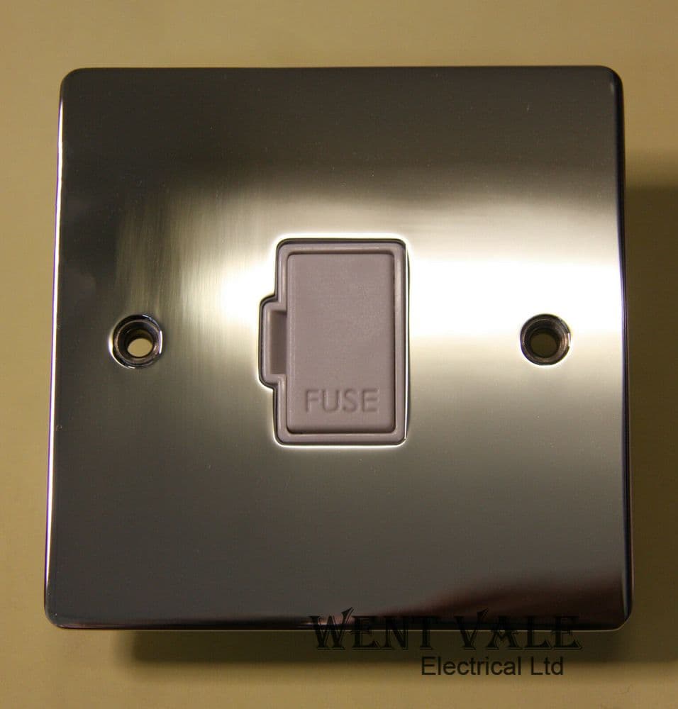 Heritage Brass T02 834 W - 13a Un-switched Flat Plate Spur Un-used in Box