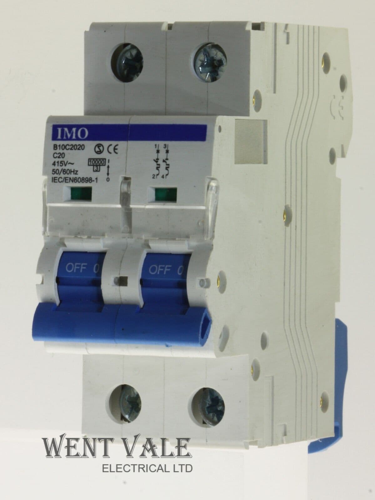 IMO B10C2020 - 20a Type C Double Pole MCB New