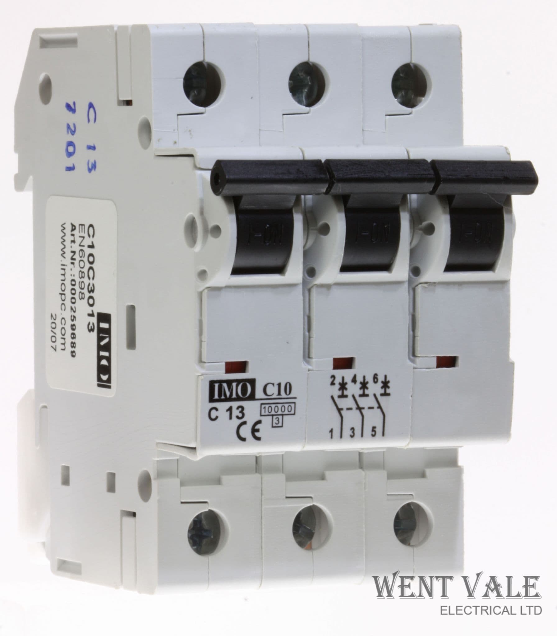 IMO C10C3013 - 13a Type C Triple Pole MCB New