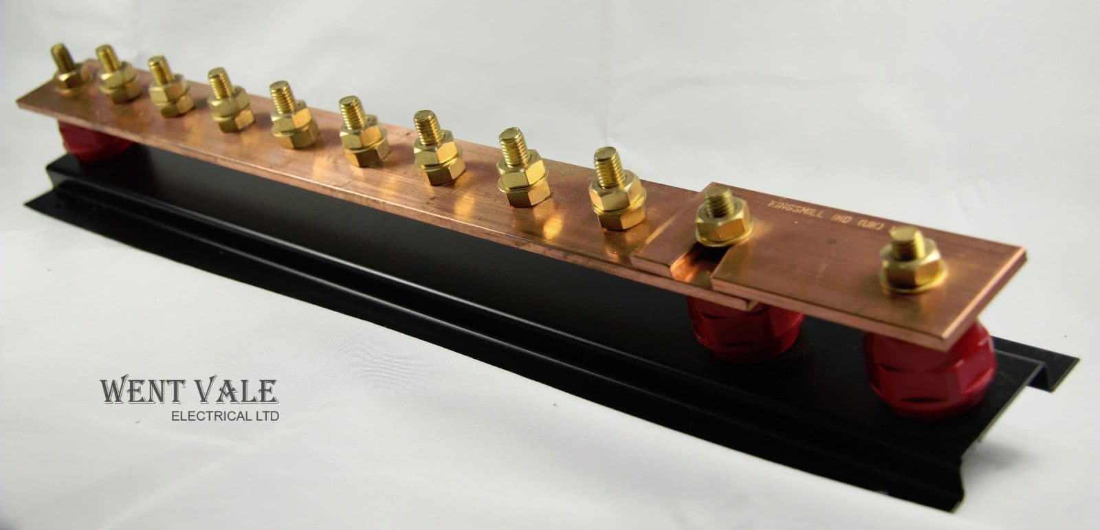 Kingsmill EBAR8-1 8 Way Copper Earth Marshalling Bar With Disconnection ...