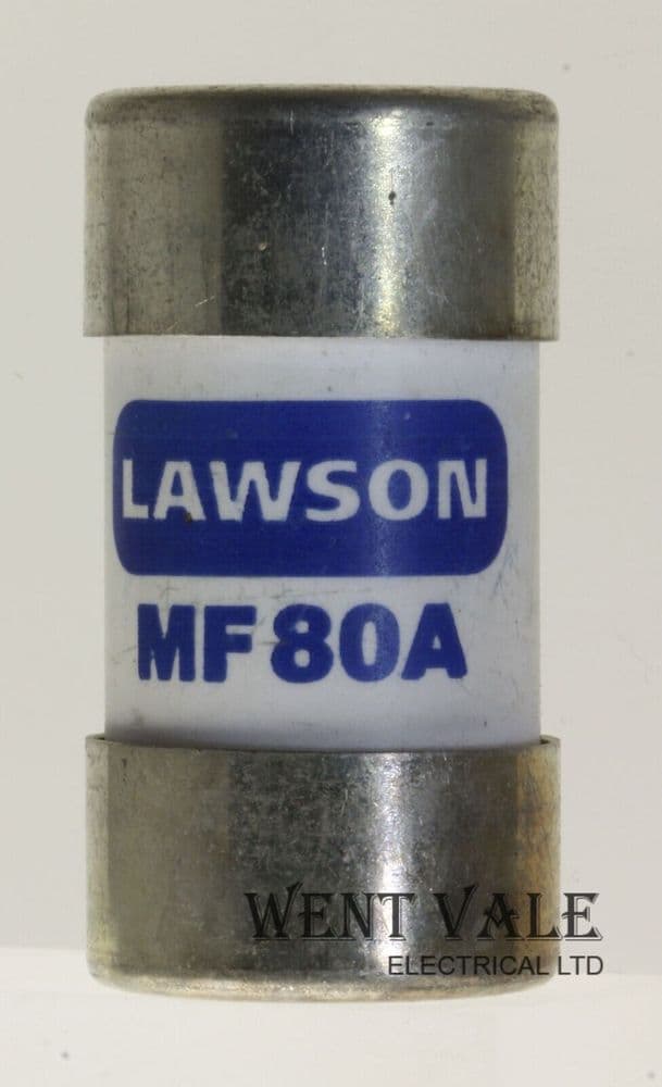 Lawson Fuses - MF80 - 80A BS 1361 30mm x 57mm Service/Cut-out Cartridge ...