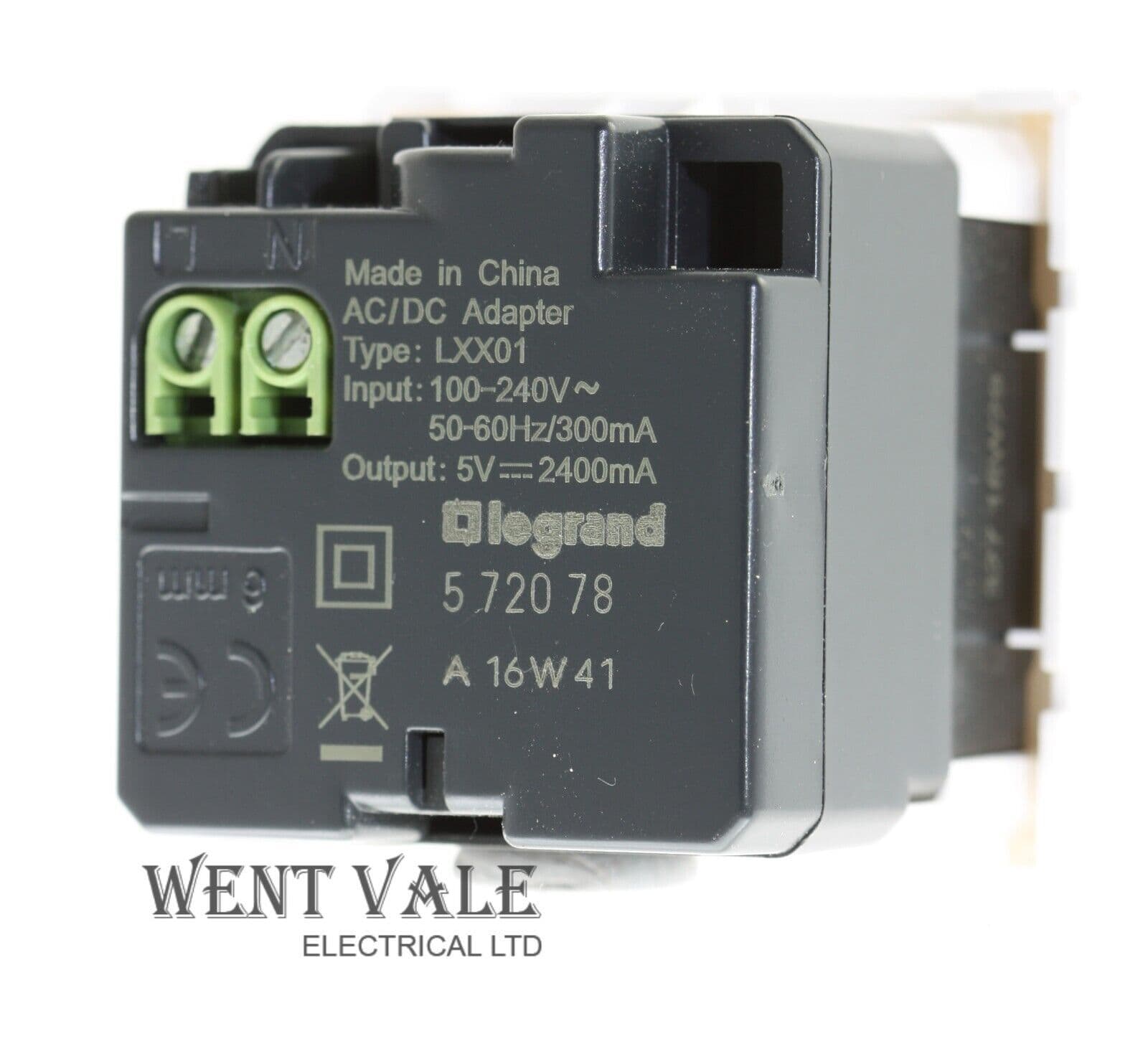 Legrand Arteor - 5720 78 - 5V 1500mA Twin USB Fast Charging Sockets New