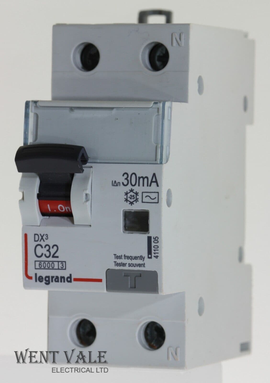 Legrand DX3 - 4110 05 - 32a 30mA Type C One Pole Neutral RCBO Unused