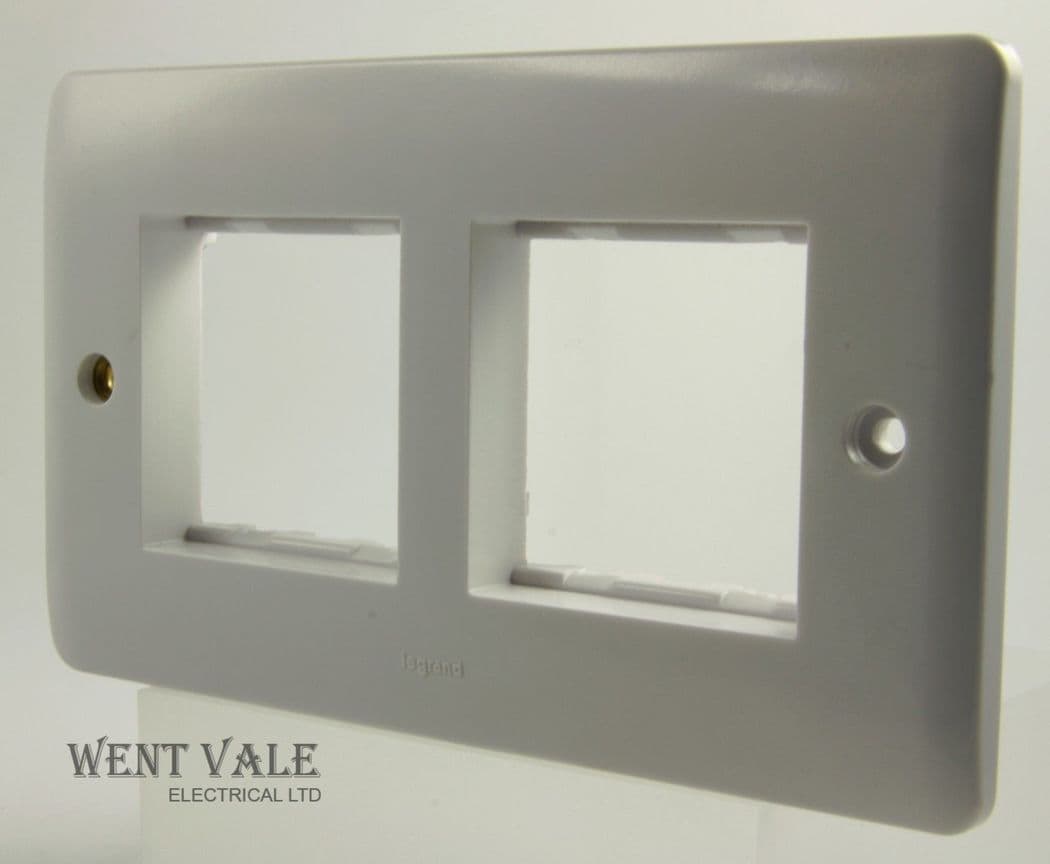 Legrand Synergy - 7300 94 - 2 Gang 4 Module Carrier Plate For Arteor ...