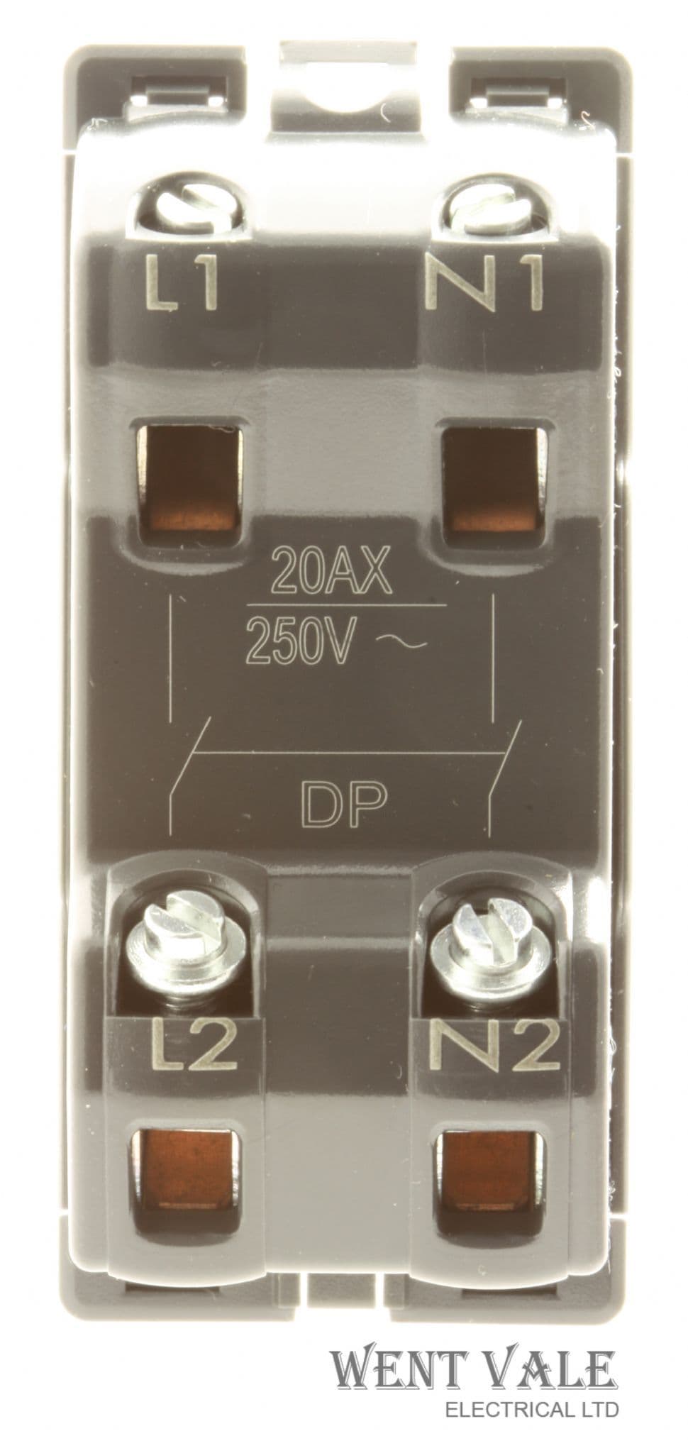 Legrand Synergy - 7355 20 WM - 20a Double Pole Grid Switch Module ...