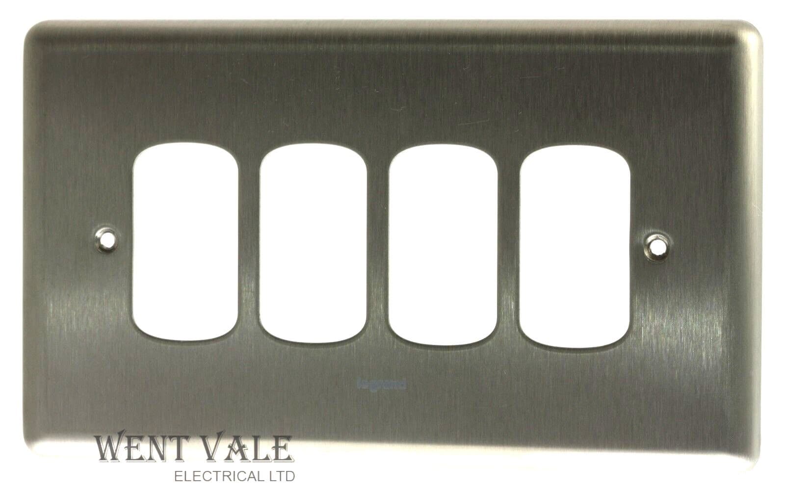 Legrand Synergy Authentic Range - 8331 94 - 2 Gang 4 Module Grid Switch ...