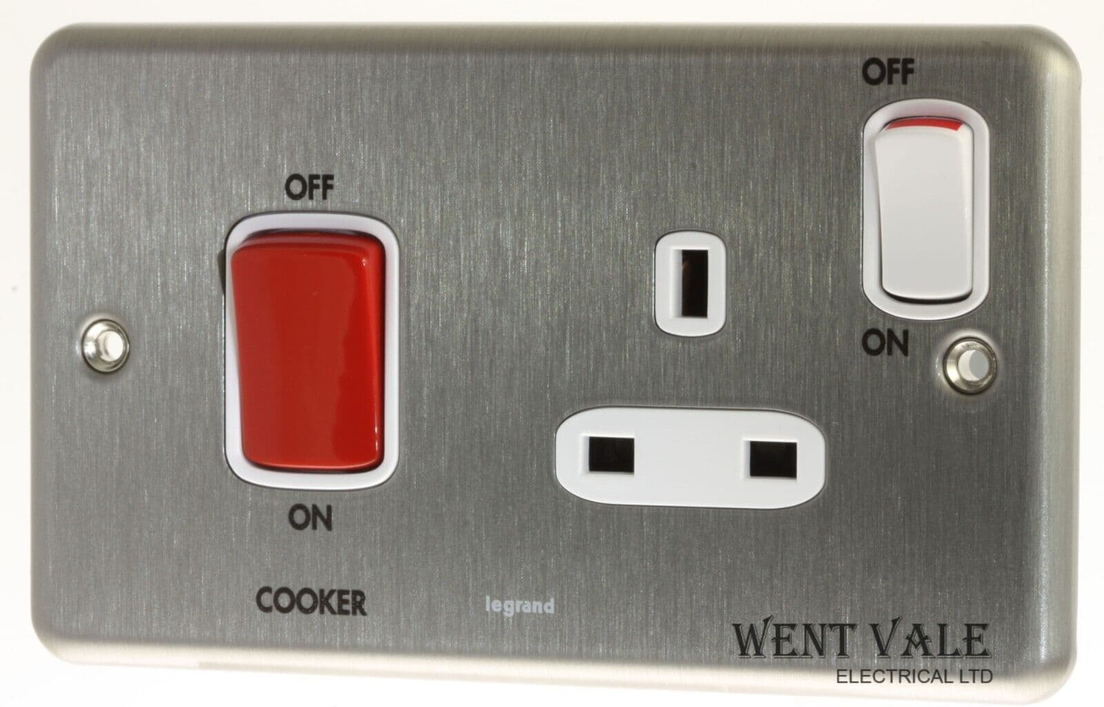 Legrand Synergy Decorative - 7330 28 - 45a Cooker Control Switch with ...