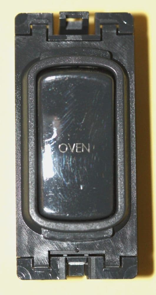Legrand Synergy Grid - 7355 20 OV - 20a Black Double Pole Grid Switch ...