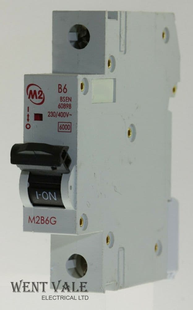 M2 - M2B6G - 6a Type B Single Pole MCB Used
