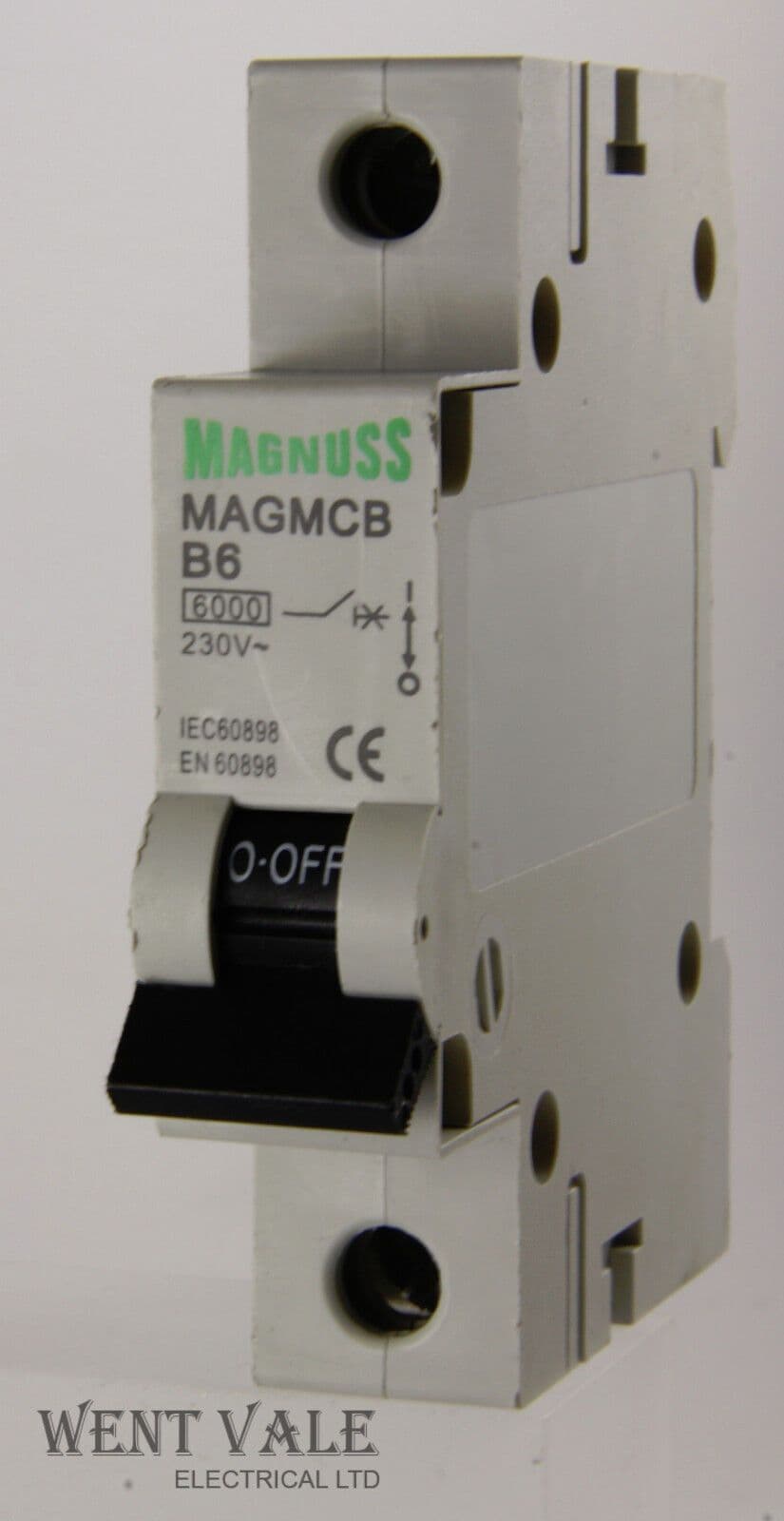 Magnuss MAGMCB06 - 6a Type B Single Pole MCB New
