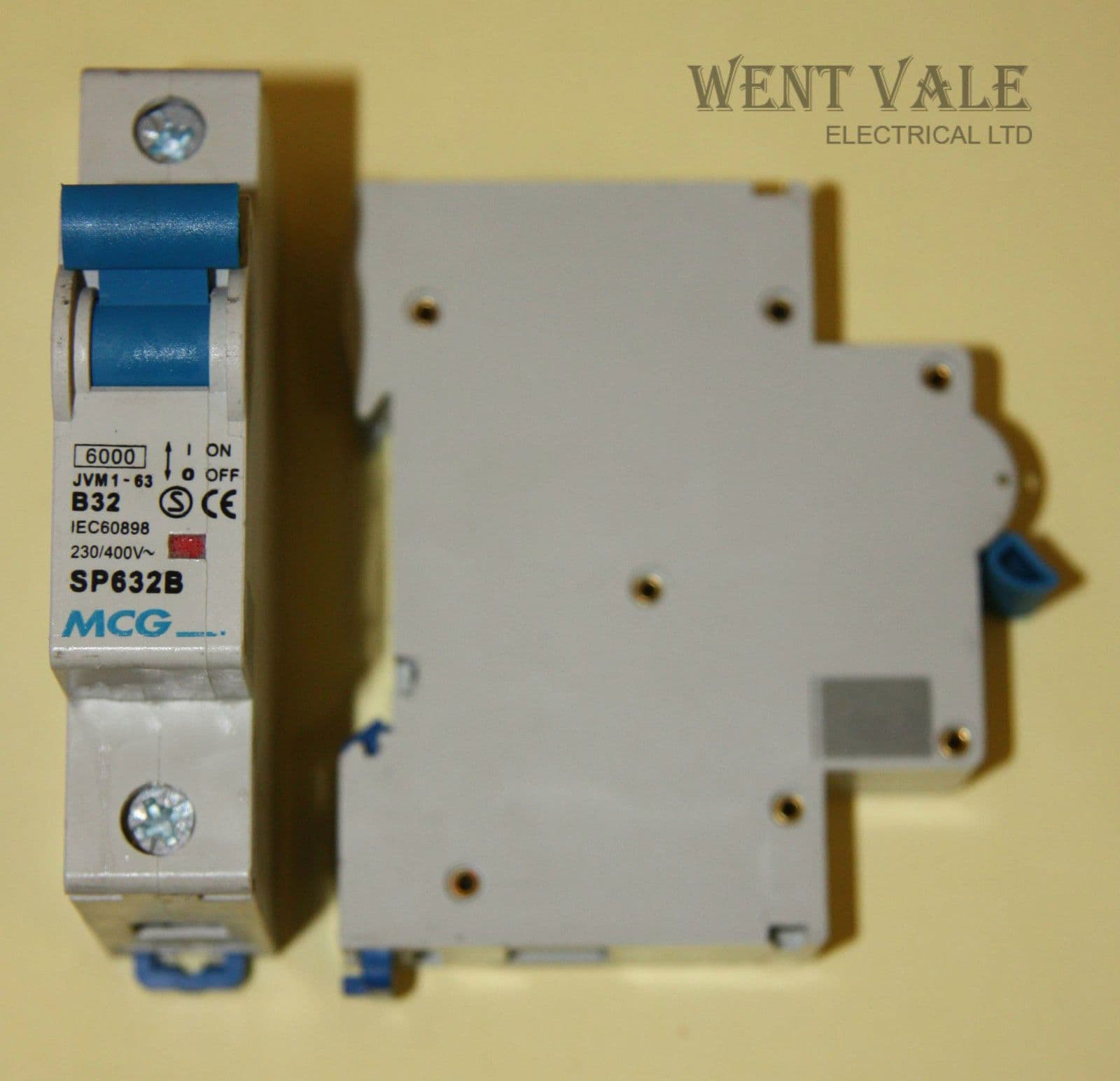MCG JVM1 - 63 SP632B - 32a Type B Single Pole MCB Used