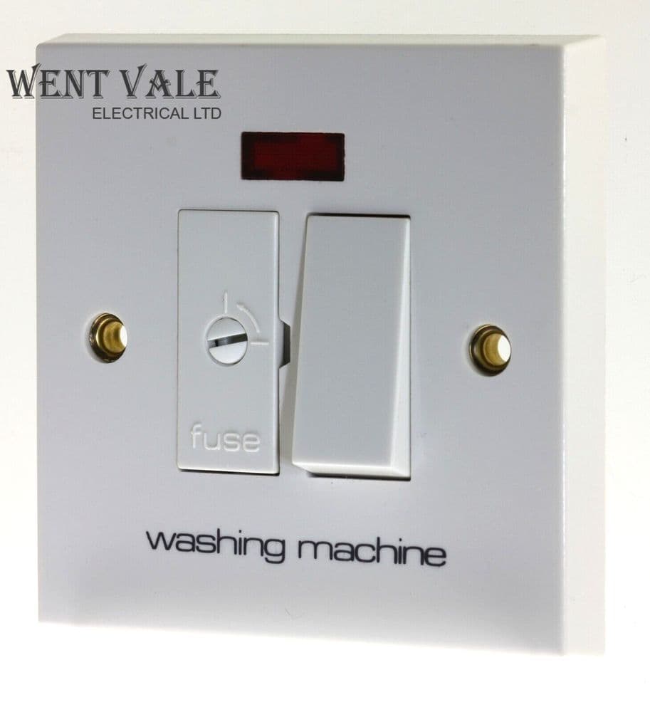 MEM Intra Range M201NWM 13a Swd Fused Connection Unit Neon Washing Machine