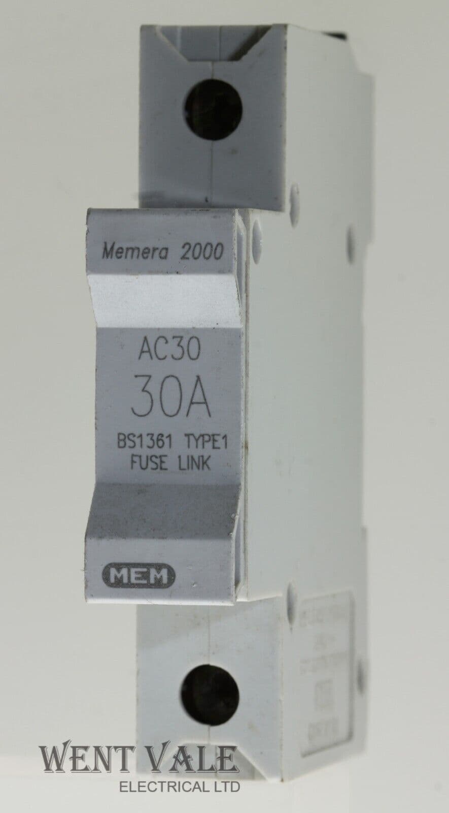 MEM Memera 2000 - AC30 - 30a BS1361 Cartridge Fuse Holder Used