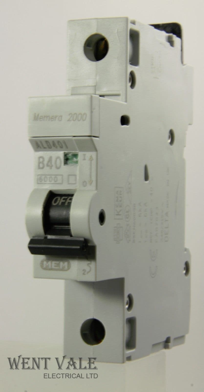 MEM Memera 2000 - ALB401 - 40a Type B Single Pole MCB Used