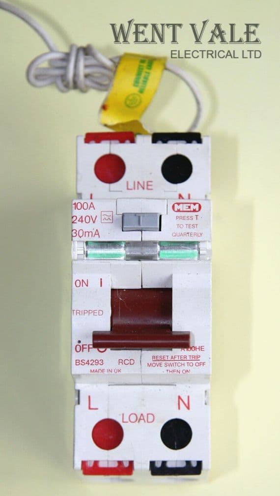 MEM - Memera 2000/Memshield 2 - A100HE - 100a 30mA Class AC Double Pole ...