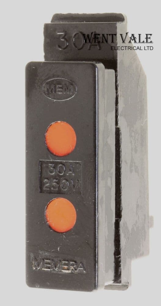 MEM Memera - 30a - BS1361/BS88 Cartridge Fuse Holder and Base Shield Used