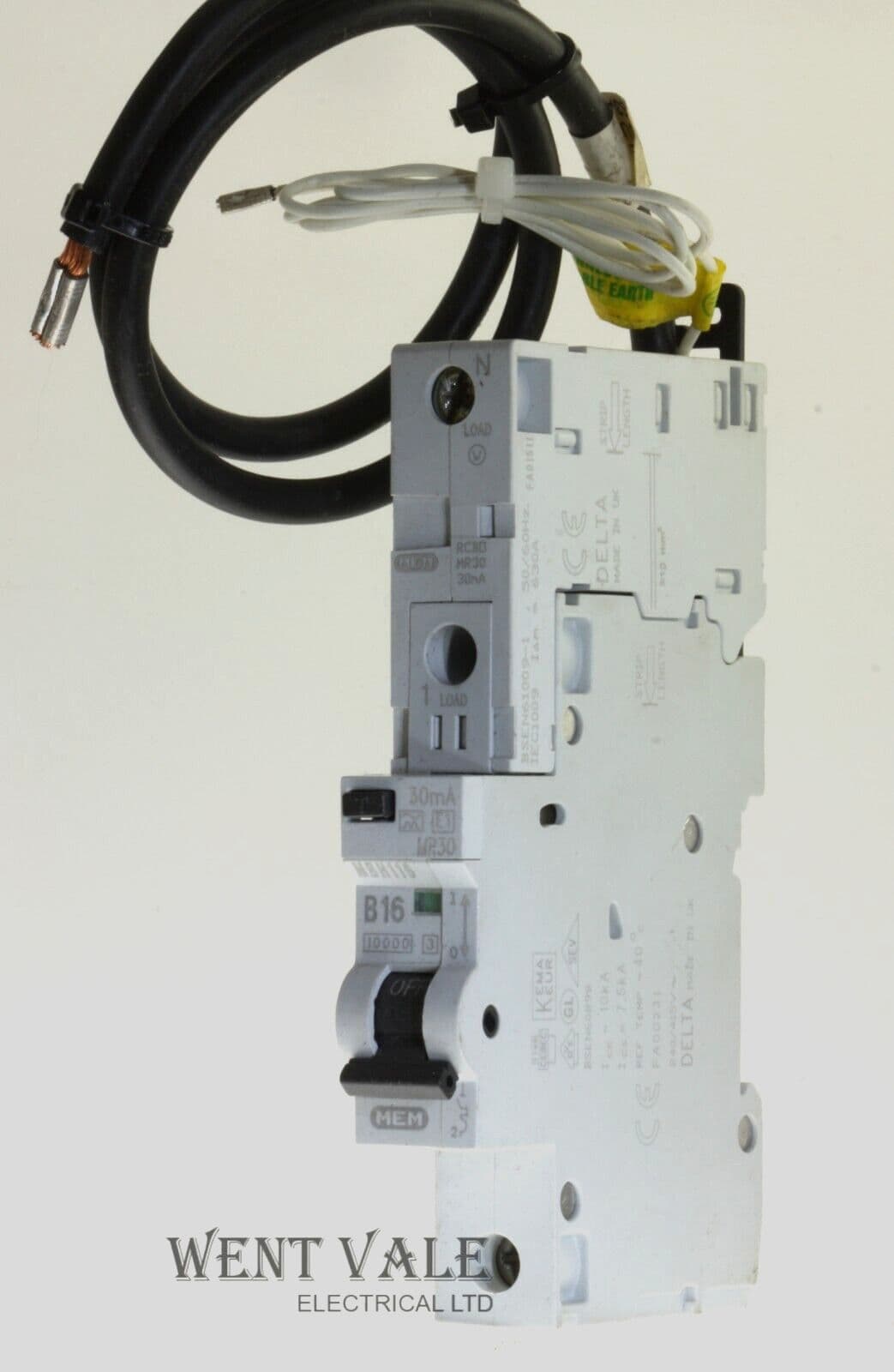 MEM Memshield 2 - MBH116MR30 - 16a 30mA Type B S/Pole MCB MR30 Field ...